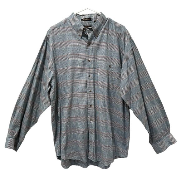 Eddie Bauer | Shirts | Eddie Bauer Vintage Ramston Twill Long Sleeve ...